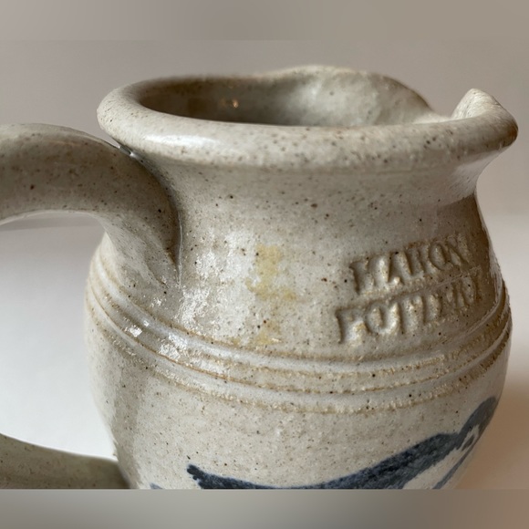 Art | Vintage Mahon Pottery Pitcher With Blue Bird | Poshmark